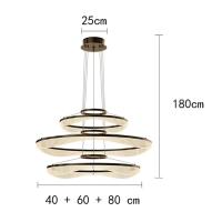 China Modern ring stairs led lights pendant light lamps staircase lamp (WH-NC-142) for sale