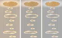 China Modern ring stairs led lights pendant light lamps staircase lamp (WH-NC-142) for sale