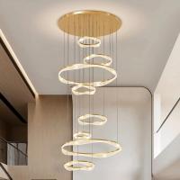 China Modern ring stairs led lights pendant light lamps staircase lamp (WH-NC-142) for sale