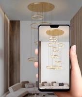 China Modern ring stairs led lights pendant light lamps staircase lamp (WH-NC-142) for sale
