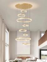 China Modern ring stairs led lights pendant light lamps staircase lamp (WH-NC-142) for sale