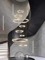 China Modern ring stairs led lights pendant light lamps staircase lamp (WH-NC-142) for sale