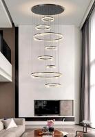 China Modern ring stairs led lights pendant light lamps staircase lamp (WH-NC-142) for sale