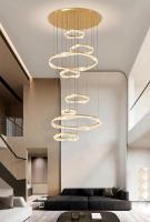 China Modern ring stairs led lights pendant light lamps staircase lamp (WH-NC-142) for sale