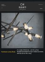 China Thorn Chandeliers Postmodern Novelty Long Hanging Lamp (WH-NC-143) for sale