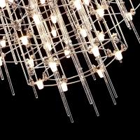 China Post-Modern Classic Stainless Steel Chandeliers Unique Lights Lustre LED Dimmable Lamps (WH-NC-144) for sale