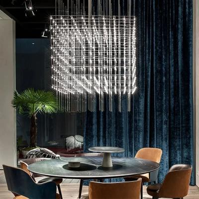 China Modern Luxury Living Room Chandelier Cube Pendant Lamp (WH-NC-145) for sale