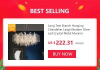 China Black Art Luxury Stone Crystal Chandelier Staircase Modern Cristal LED Hanging Lamp  (WH-NC-146) for sale