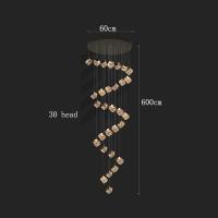 China Modern home decoration crystal chandelier Staircase LED Hanging Lamp  (WH-NC-147) for sale