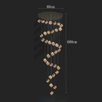 China Modern home decoration crystal chandelier Staircase LED Hanging Lamp  (WH-NC-147) for sale