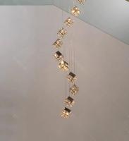 China Modern home decoration crystal chandelier Staircase LED Hanging Lamp  (WH-NC-147) for sale