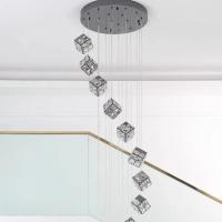 China Modern home decoration crystal chandelier Staircase LED Hanging Lamp  (WH-NC-147) for sale