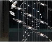 China Luxury Crystal Chandelier Modern Long Staircase Chandelier  (WH-NC-149) for sale