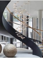 China Luxury Crystal Chandelier Modern Long Staircase Chandelier  (WH-NC-149) for sale
