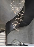 China Luxury Crystal Chandelier Modern Long Staircase Chandelier  (WH-NC-149) for sale