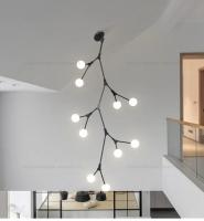 China Staircase Hanging Lamps Attic Staircase Lighting Glass Pendant Light (WH-NC-150) for sale