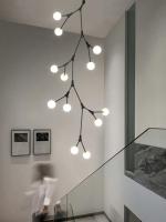 China Staircase Hanging Lamps Attic Staircase Lighting Glass Pendant Light (WH-NC-150) for sale