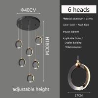 China Black Gold Modern Minimalist Light Luxury Creative Lighting  (WH-NC-152) for sale