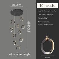 China Black Gold Modern Minimalist Light Luxury Creative Lighting  (WH-NC-152) for sale
