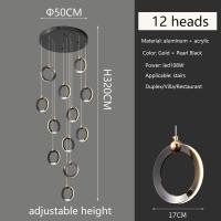 China Black Gold Modern Minimalist Light Luxury Creative Lighting  (WH-NC-152) for sale