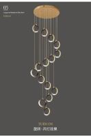 China Black Gold Modern Minimalist Light Luxury Creative Lighting  (WH-NC-152) for sale