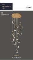 China Black Gold Modern Minimalist Light Luxury Creative Lighting  (WH-NC-152) for sale