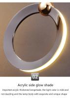 China Black Gold Modern Minimalist Light Luxury Creative Lighting  (WH-NC-152) for sale