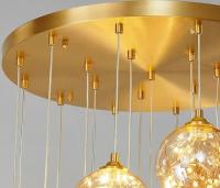 China Modern Glass Ball LED Pendant Lights Staircase Chandelier (WH-NC-154) for sale