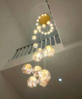 China Modern Glass Ball LED Pendant Lights Staircase Chandelier (WH-NC-154) for sale