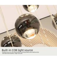 China Nordic Minimalist Staircase Lighting Suspended Ceiling Lamp Circular Staircase Chandelier(WH-NC-155) for sale