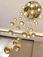 China Nordic Minimalist Staircase Lighting Suspended Ceiling Lamp Circular Staircase Chandelier(WH-NC-155) for sale