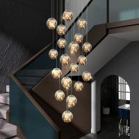 China Nordic Minimalist Staircase Lighting Suspended Ceiling Lamp Circular Staircase Chandelier(WH-NC-155) for sale