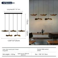 China Japanese Wabi-sabi Style Retro Solid Wood Staircase Chandelier(WH-NC-156) for sale