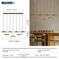 China Japanese Wabi-sabi Style Retro Solid Wood Staircase Chandelier(WH-NC-156) for sale