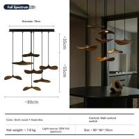 China Japanese Wabi-sabi Style Retro Solid Wood Staircase Chandelier(WH-NC-156) for sale