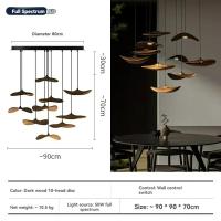 China Japanese Wabi-sabi Style Retro Solid Wood Staircase Chandelier(WH-NC-156) for sale