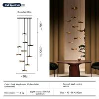 China Japanese Wabi-sabi Style Retro Solid Wood Staircase Chandelier(WH-NC-156) for sale