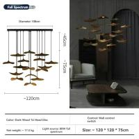 China Japanese Wabi-sabi Style Retro Solid Wood Staircase Chandelier(WH-NC-156) for sale