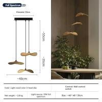 China Japanese Wabi-sabi Style Retro Solid Wood Staircase Chandelier(WH-NC-156) for sale