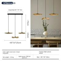 China Japanese Wabi-sabi Style Retro Solid Wood Staircase Chandelier(WH-NC-156) for sale