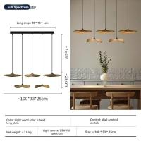 China Japanese Wabi-sabi Style Retro Solid Wood Staircase Chandelier(WH-NC-156) for sale