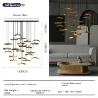 China Japanese Wabi-sabi Style Retro Solid Wood Staircase Chandelier(WH-NC-156) for sale