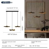 China Japanese Wabi-sabi Style Retro Solid Wood Staircase Chandelier(WH-NC-156) for sale