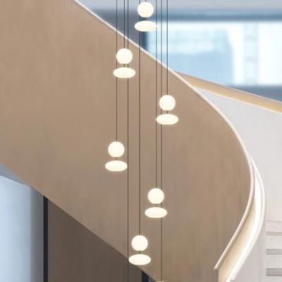 China Modern home decor led lights pendant light lamps forstaircase Chandeliers (WH-NC-158) for sale