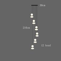 China Modern home decor led lights pendant light lamps forstaircase Chandeliers (WH-NC-158) for sale