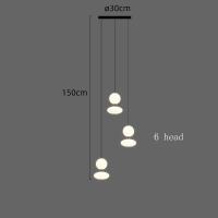 China Modern home decor led lights pendant light lamps forstaircase Chandeliers (WH-NC-158) for sale