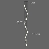 China Modern home decor led lights pendant light lamps forstaircase Chandeliers (WH-NC-158) for sale