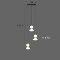 China Modern home decor led lights pendant light lamps forstaircase Chandeliers (WH-NC-158) for sale