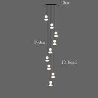 China Modern home decor led lights pendant light lamps forstaircase Chandeliers (WH-NC-158) for sale