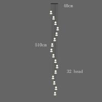 China Modern home decor led lights pendant light lamps forstaircase Chandeliers (WH-NC-158) for sale